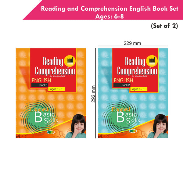 description reading and comprehension english book set ages 6 8 set of ...