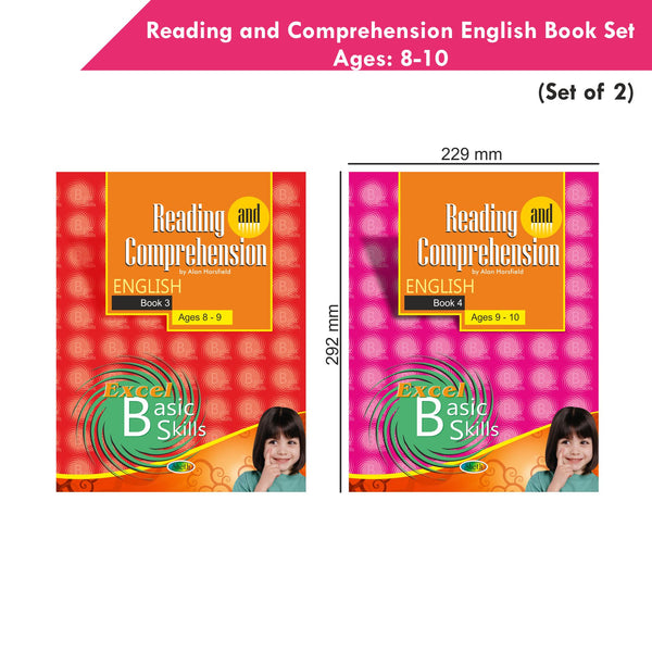 Buy Reading and Comprehension English Book Set Ages 8 - 10 (Set of 2 ...