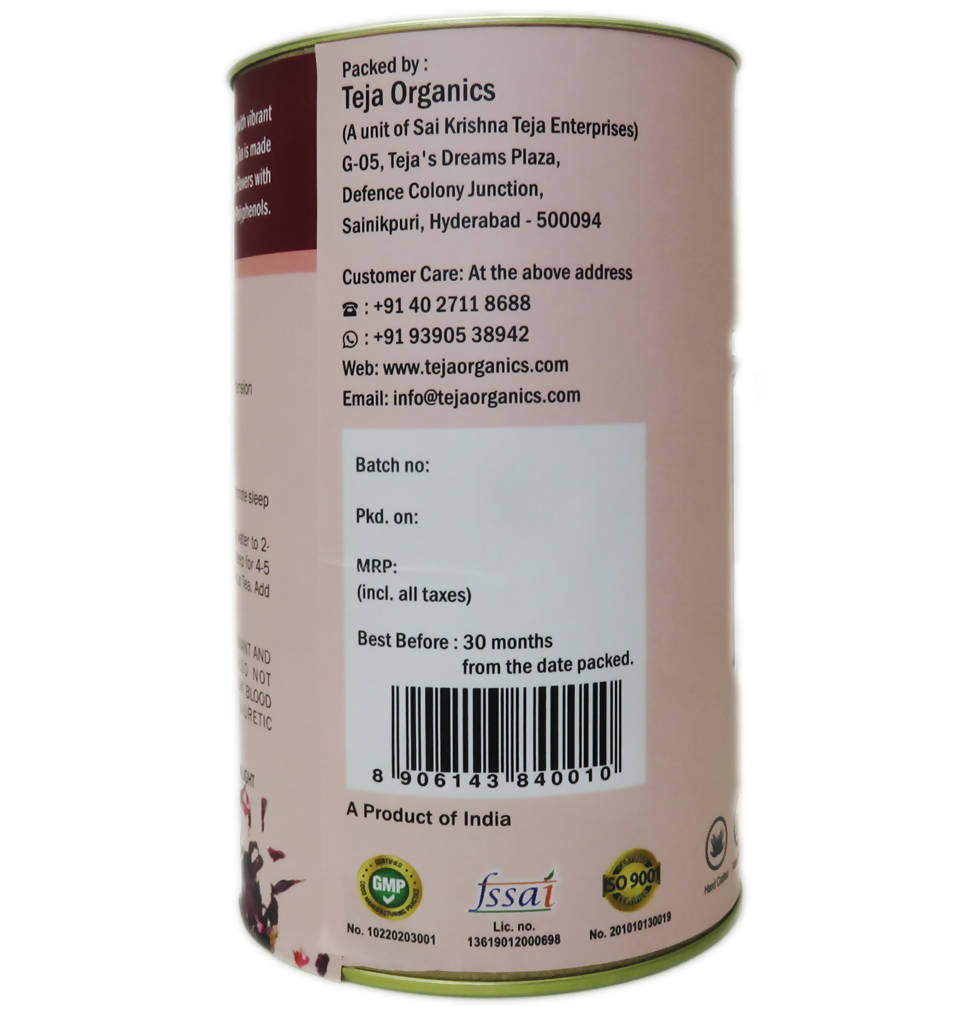 Buy Teja Organics Hibiscus Tea Online at Best Price | Distacart