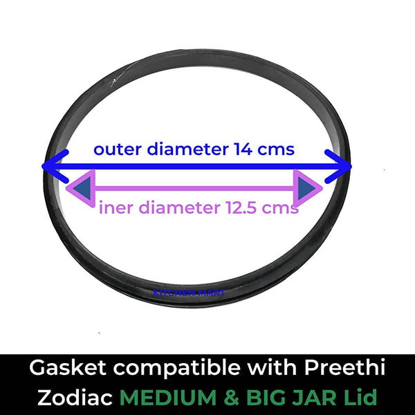 Kitchen Mart Preethi Zodiac / Zion / Zodiac 2.0 Medium and Big Jar