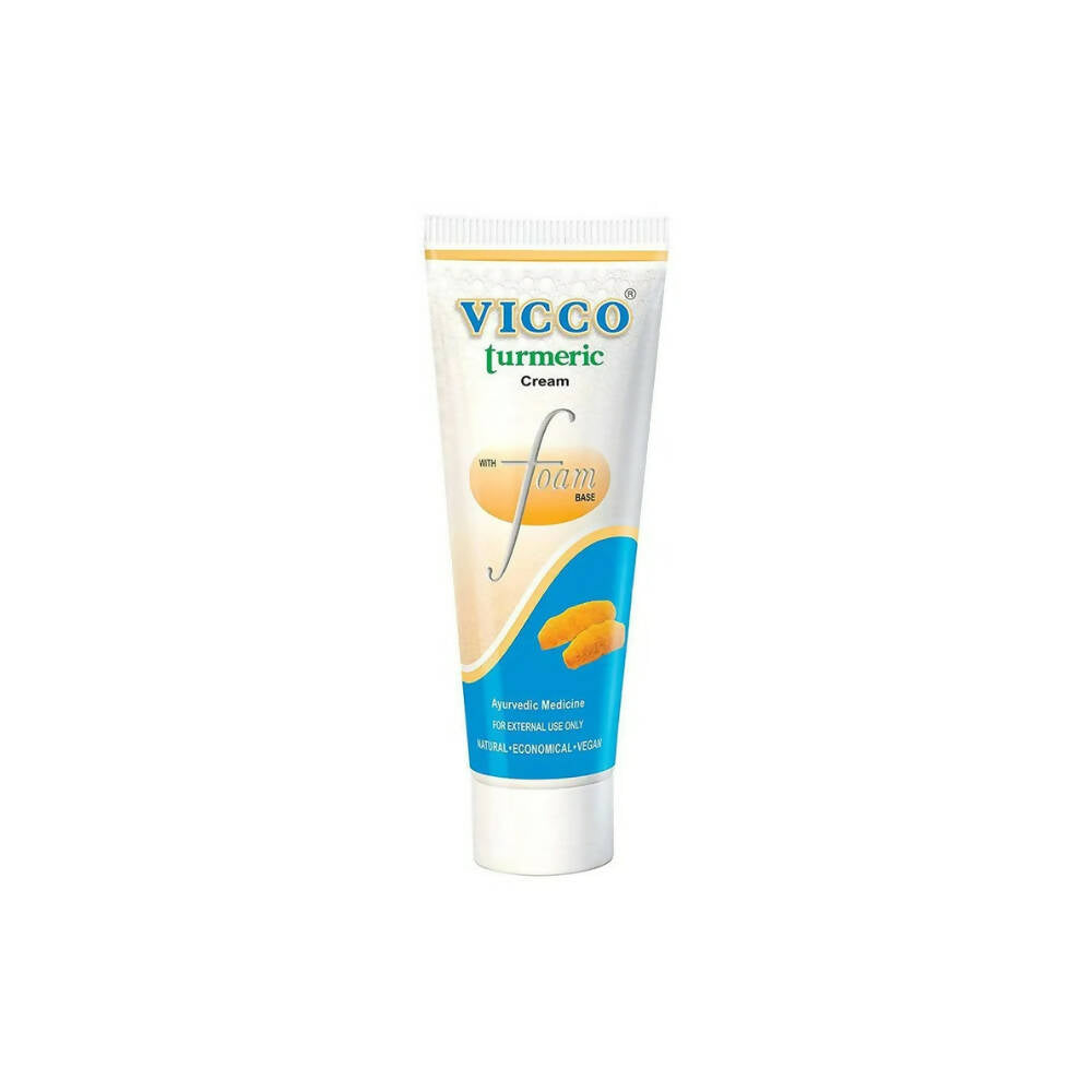 Buy Vicco Turmeric Cream with Foam Base Online At Low Prices
