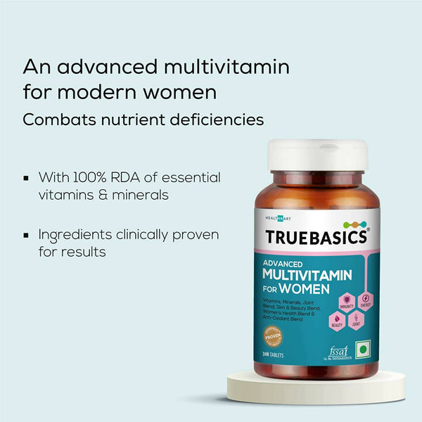 Buy TrueBasics Advanced Multivitamin Tablets for Women Online at Best ...