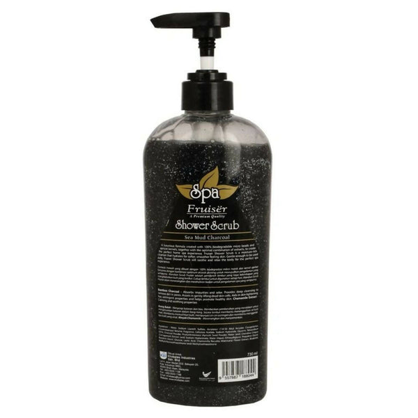 Buy Fruiser Shower Scrub With Sea Mud Charcoal Online at Best Price.