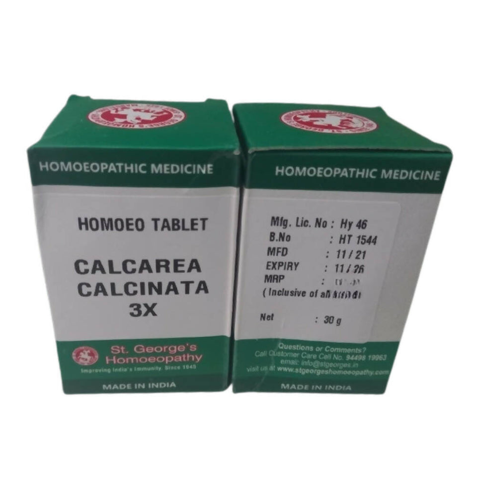Buy St. George's Homeopathy Calcarea Calcinata Tablets Online at Best ...