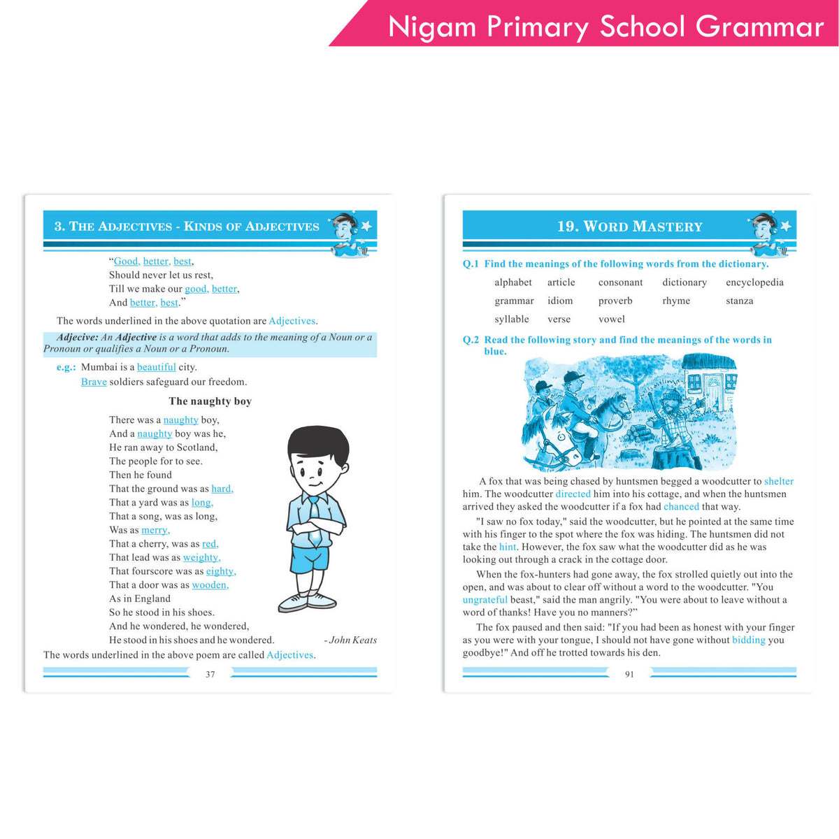 Buy Nigam My Blue Book of Primary School Grammar * Suffix, Prefix ...