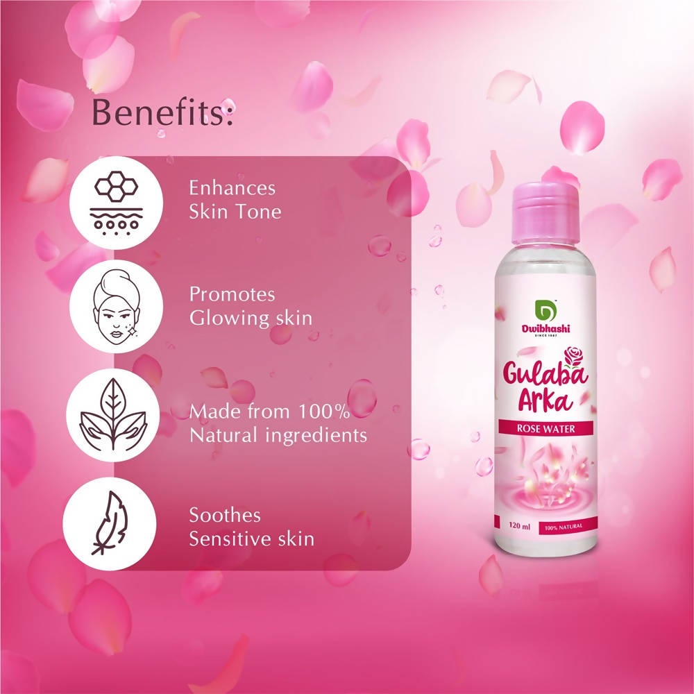 Buy Dwibhashi Gulaba Arka (Rose Water) online at low price