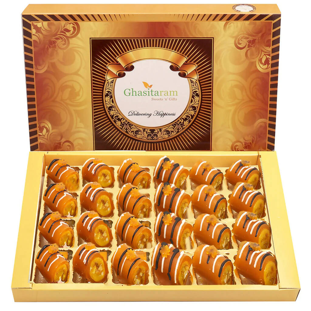 Buy Ghasitaram Mango Roll Delight Sweets Online at Best Price | Distacart