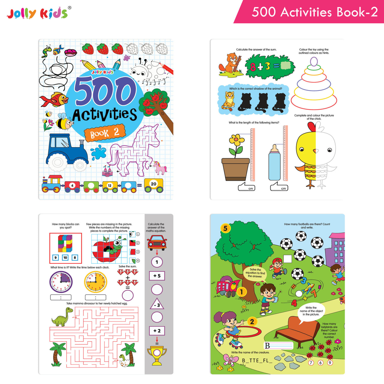 Buy Jolly Kids 500 Activities Book 2 Online At Low Price.