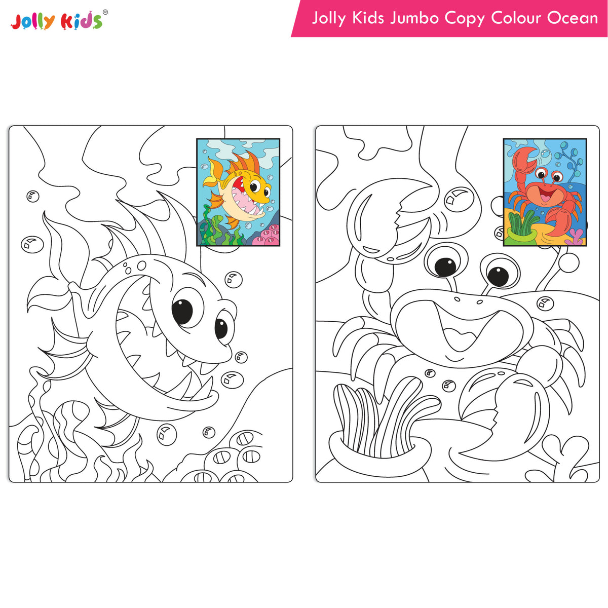 Buy Jolly Kids Jumbo Copy Colouring Books for Kids| Fun Colouring ...