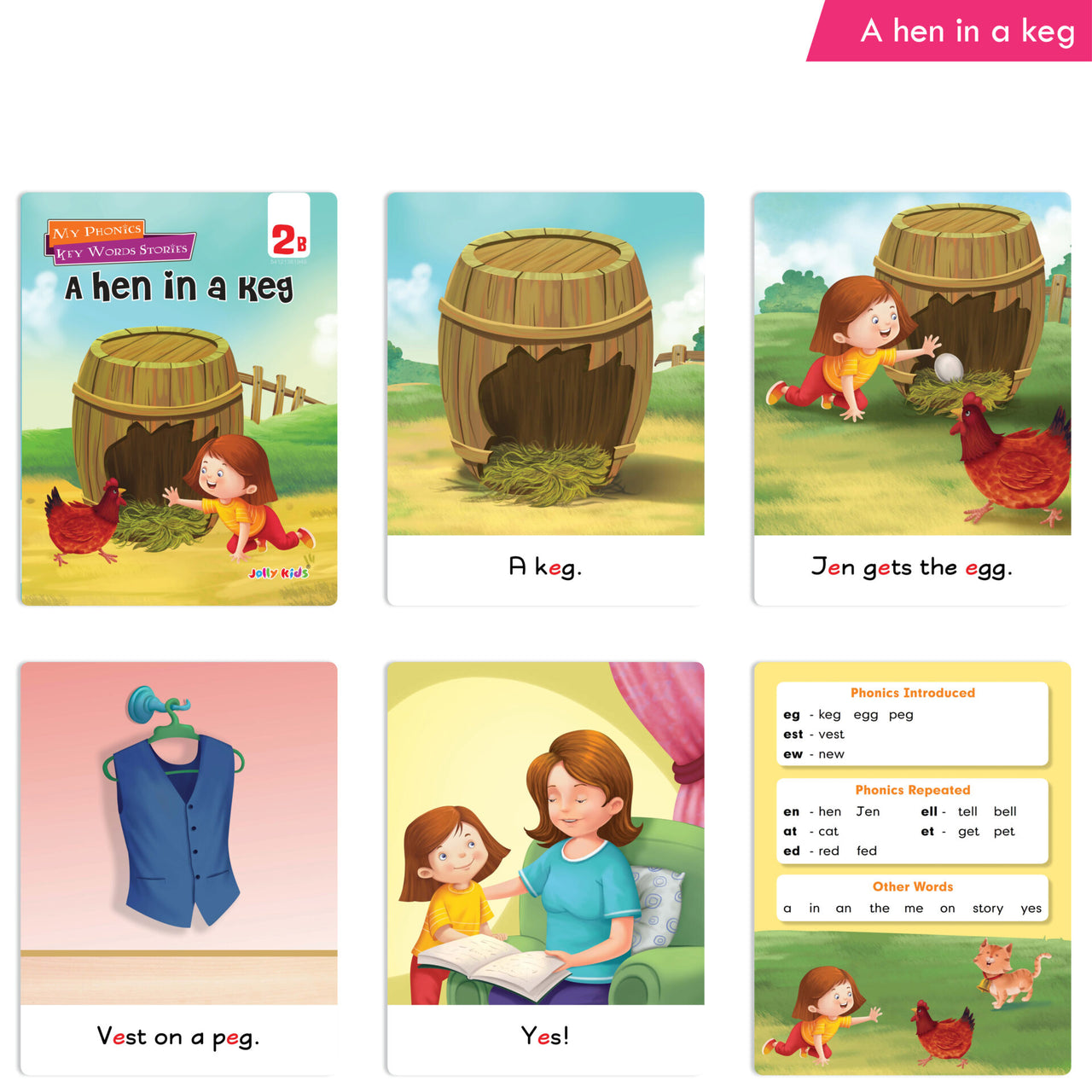 Buy Jolly Kids My Phonic Key Words Stories Books Set of 12| Ages 3-8 ...