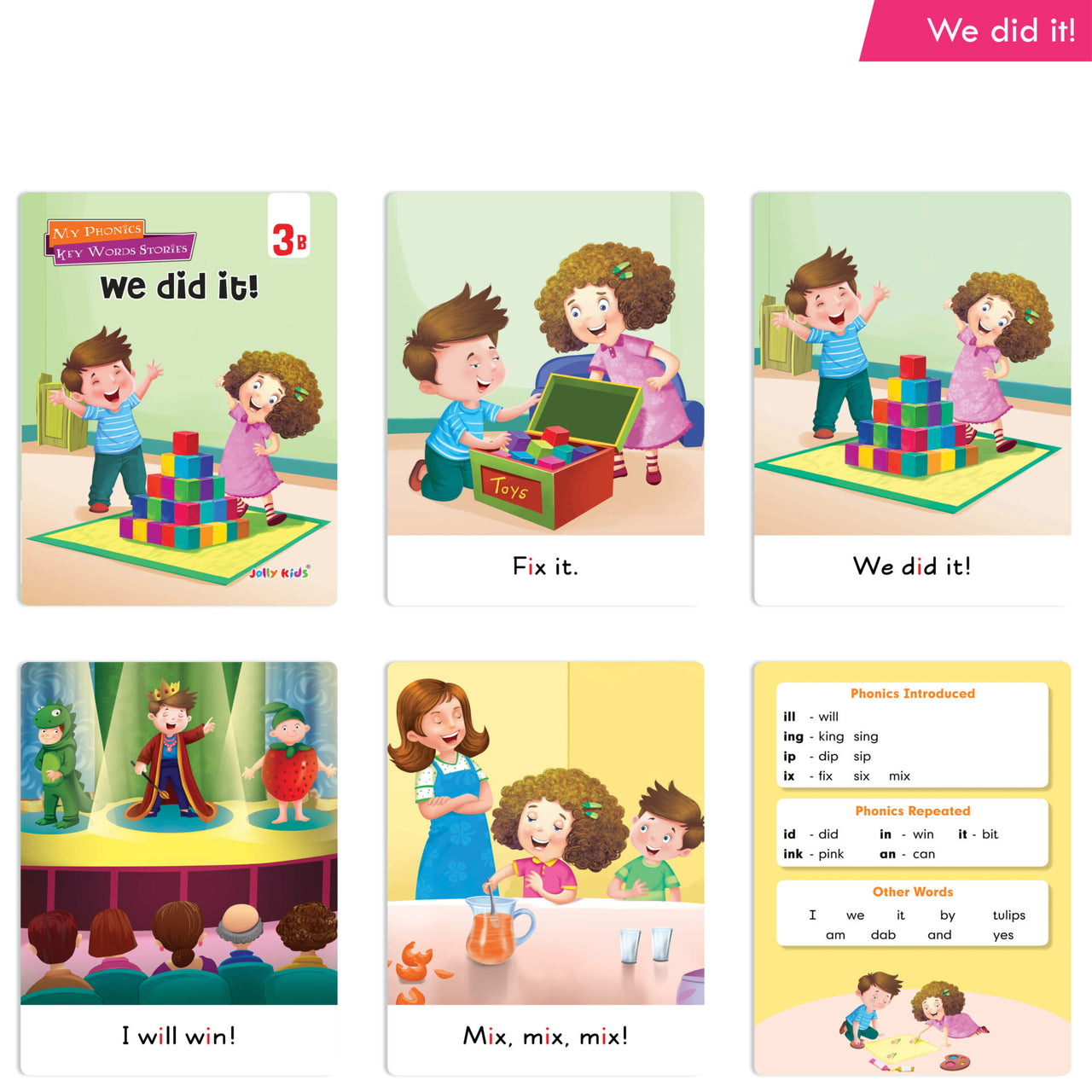 Buy Jolly Kids My Phonic Key Words Stories Books Set of 12| Ages 3-8 ...