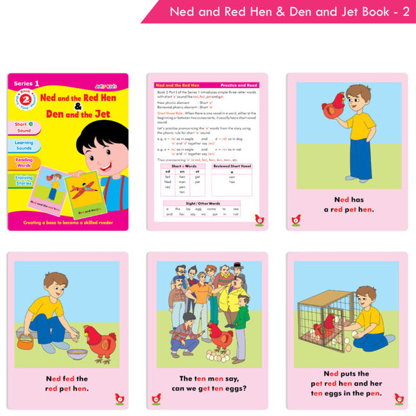 Buy Jolly Kids Story Time Phonics Book Series 1 (Set of 10)| Short ...