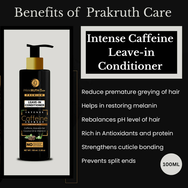 Buy Prakruth Care Premium Herbal Intense Caffeine Leave-in Conditioner ...