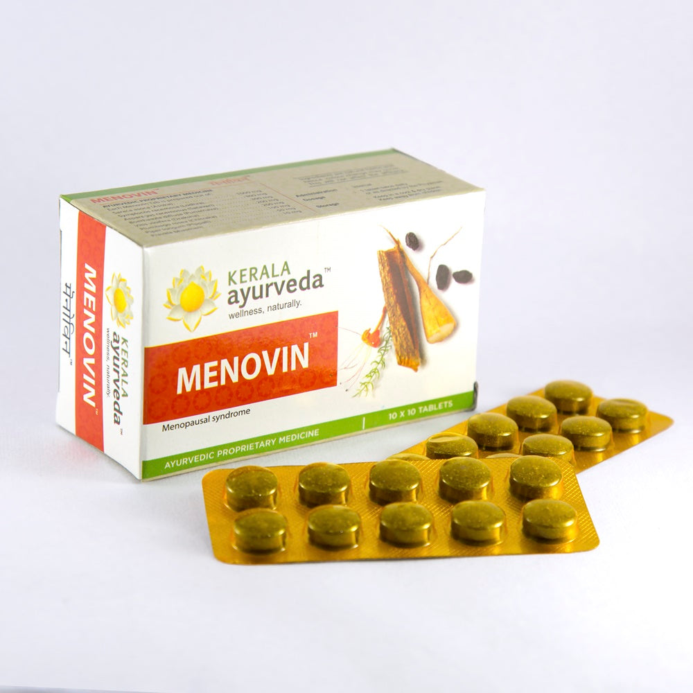Buy Kerala Ayurveda Menovin Tablet - 100 Tablets Online at Best Price ...