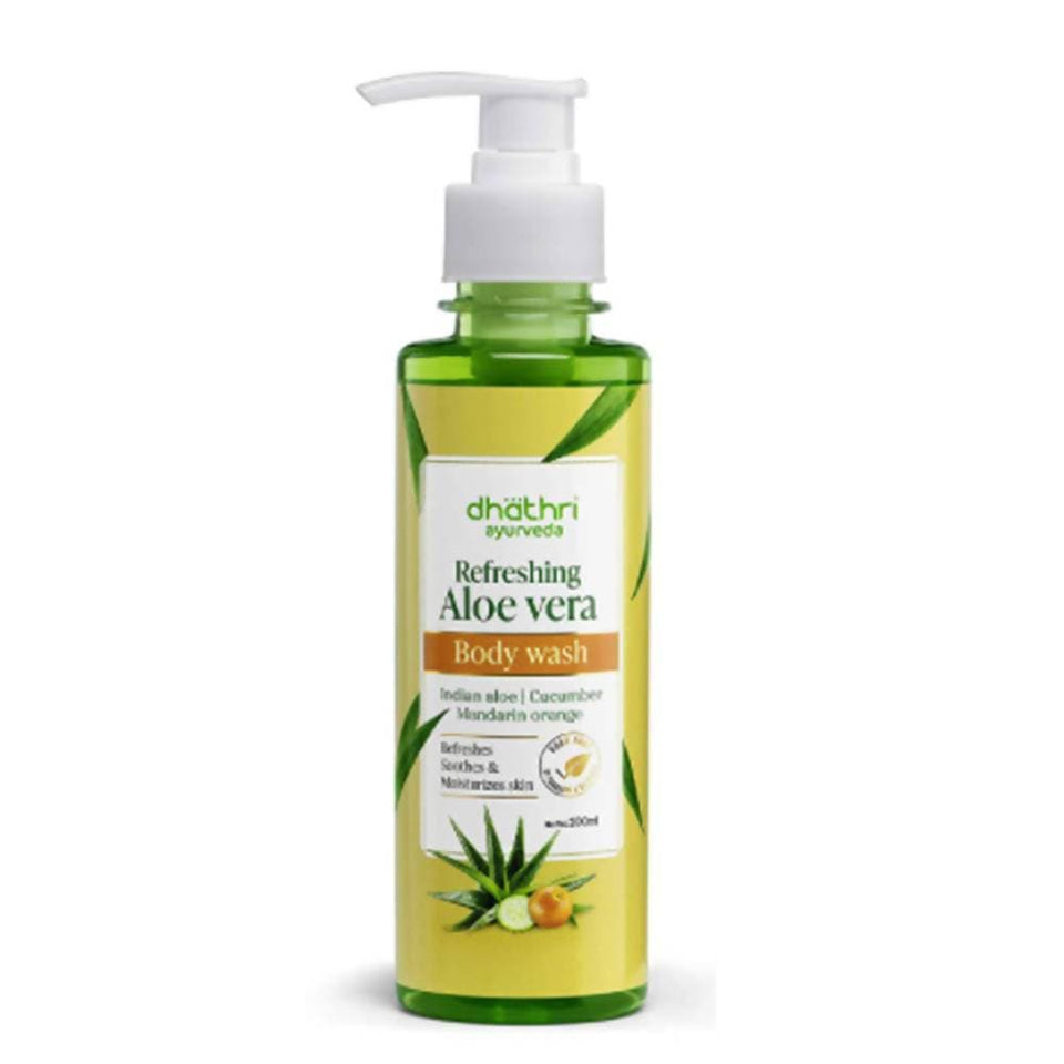Buy Dhathri Ayurveda Refreshing Aloe Vera Body Wash Online at Best ...