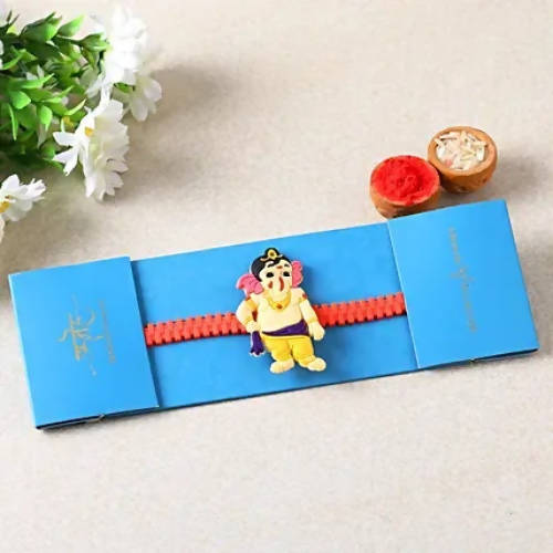 Buy Bal Ganesha Rakhi & Dairy Milk Crackle Chocolates Online at Best ...