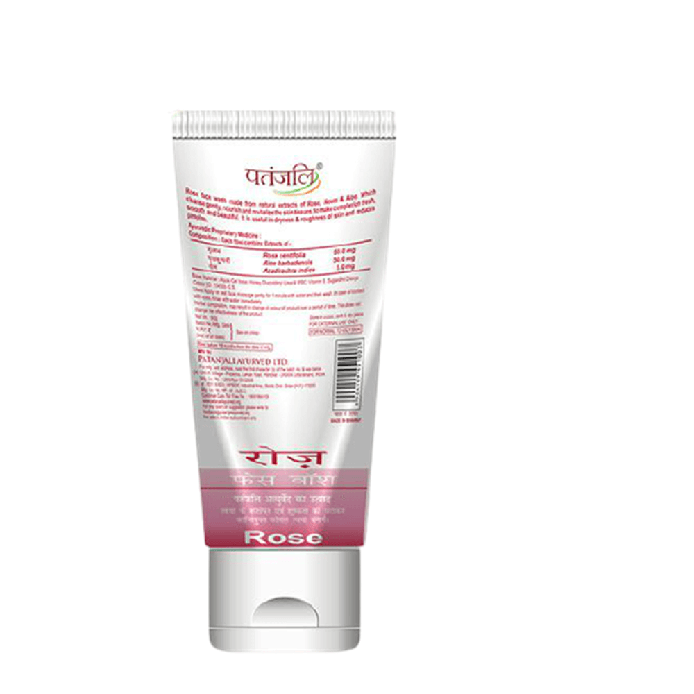 Buy Patanjali Rose Face Wash Online at Best Price | Distacart