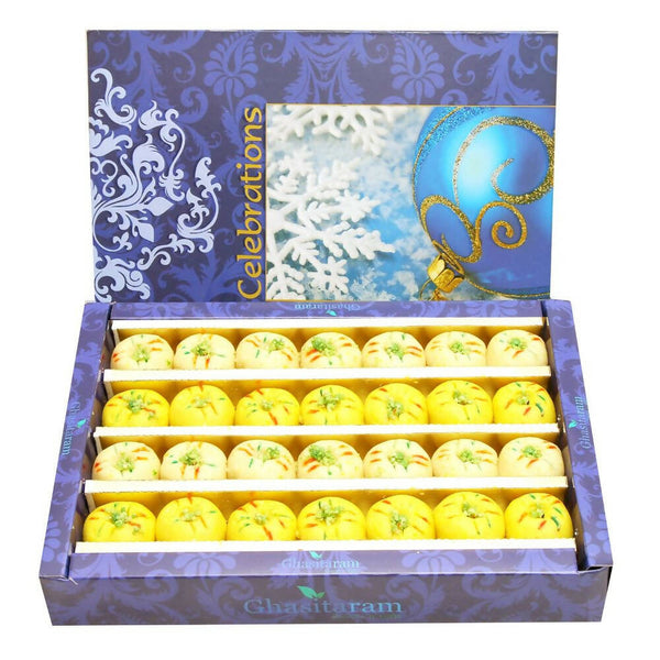 Buy Ghasitaram Sugarfree Mawa Peda Sweet Box Online at Best Price ...