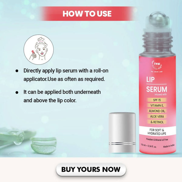 Buy The Natural Wash Lip Serum for Soft & Hydrate Lips Online at Best ...