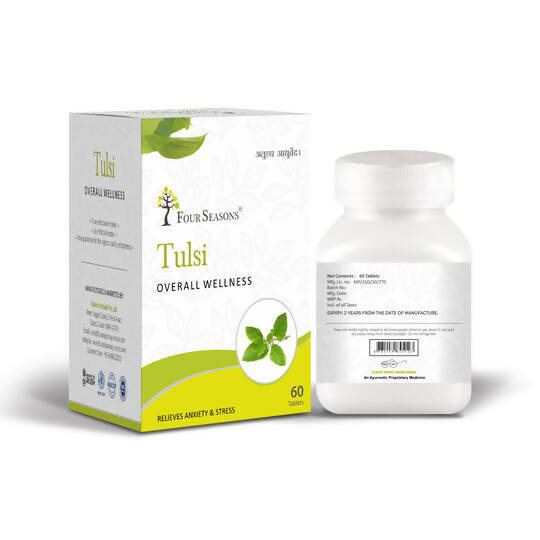 description four seasons tulsi overall wellness tablets four seasons ...