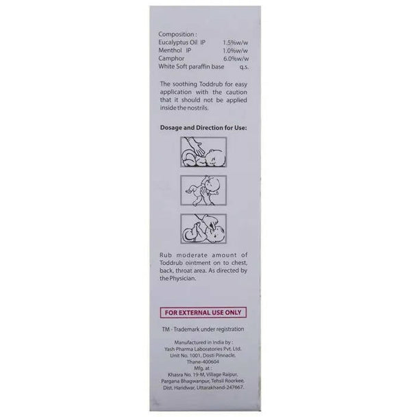 Buy KLM Toddrub Ointment Online At Low Prices