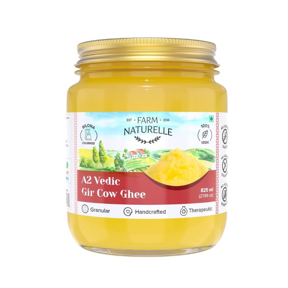 Buy Farm Naturelle A2 Vedic Gir Cow Ghee Online at Low Price.