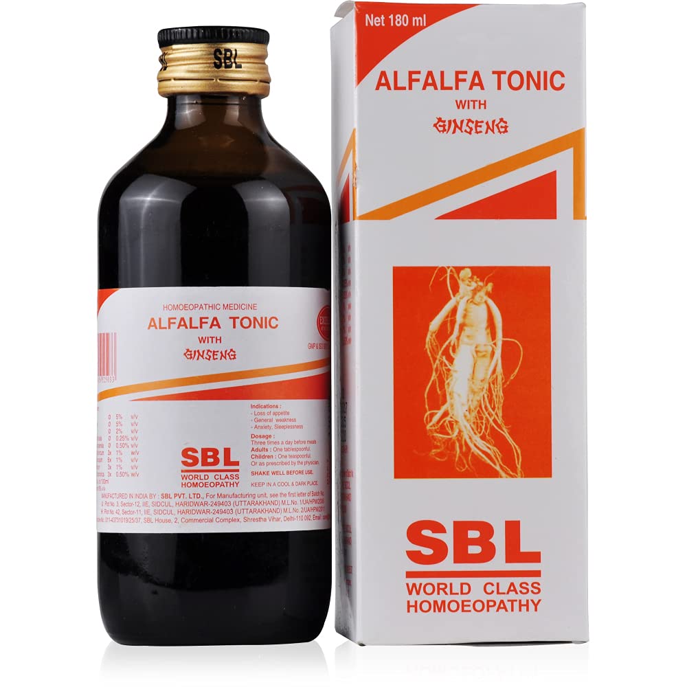 Buy SBL Homeopathy Alfalfa Tonic with Ginseng online at low prices