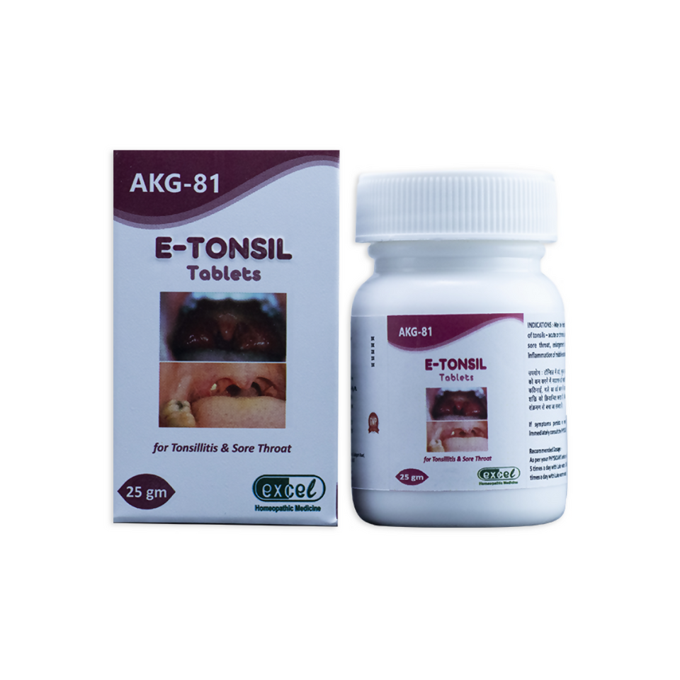 Buy Excel Pharma E-Tonsil Tablets Online at Best Price | Distacart