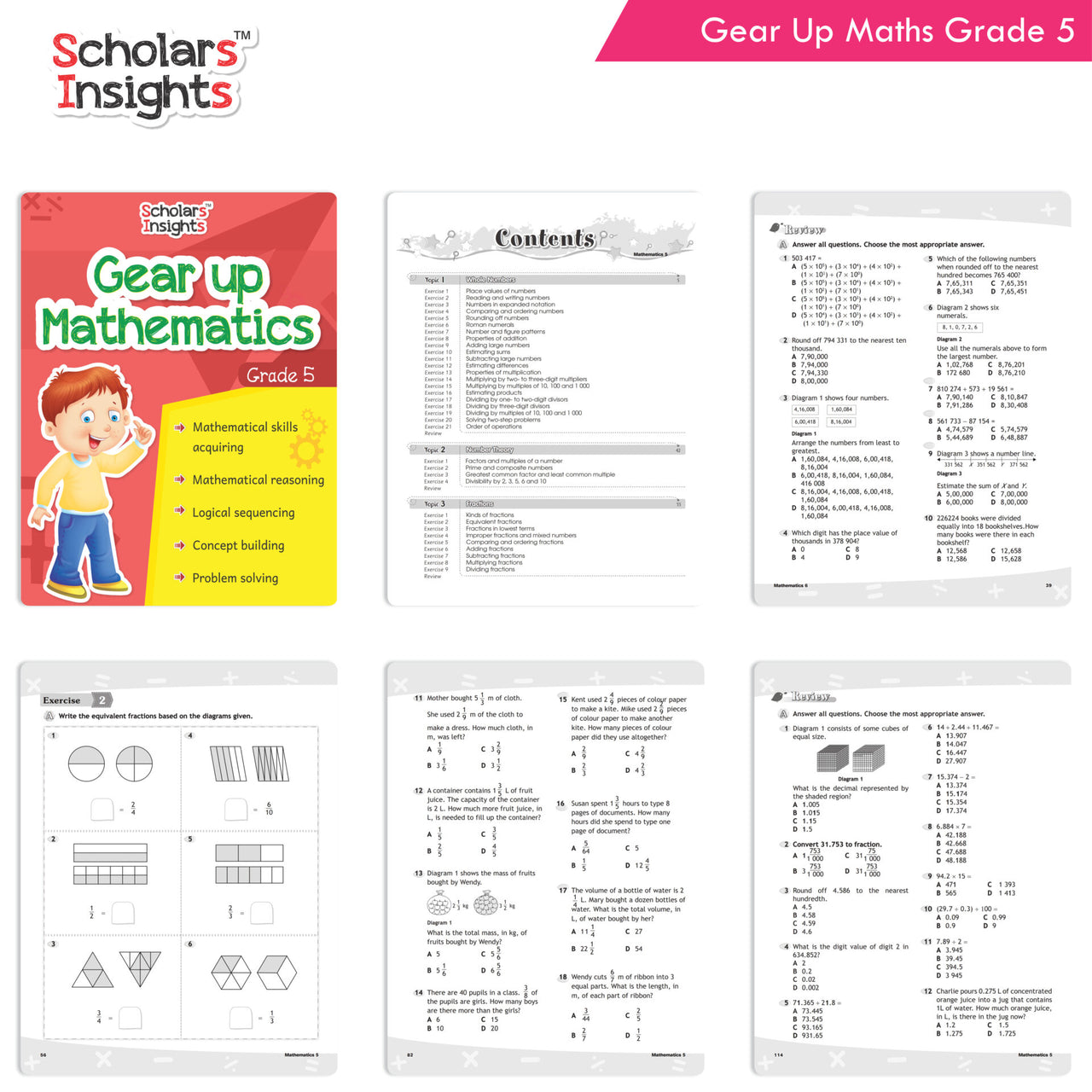 Buy Scholars Insights Gear Up English & Maths Grade 5 Books Set Of 2 ...