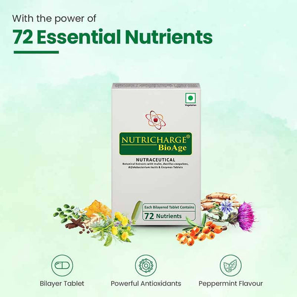 description nutricharge bio age tablets directions for use one tablet ...