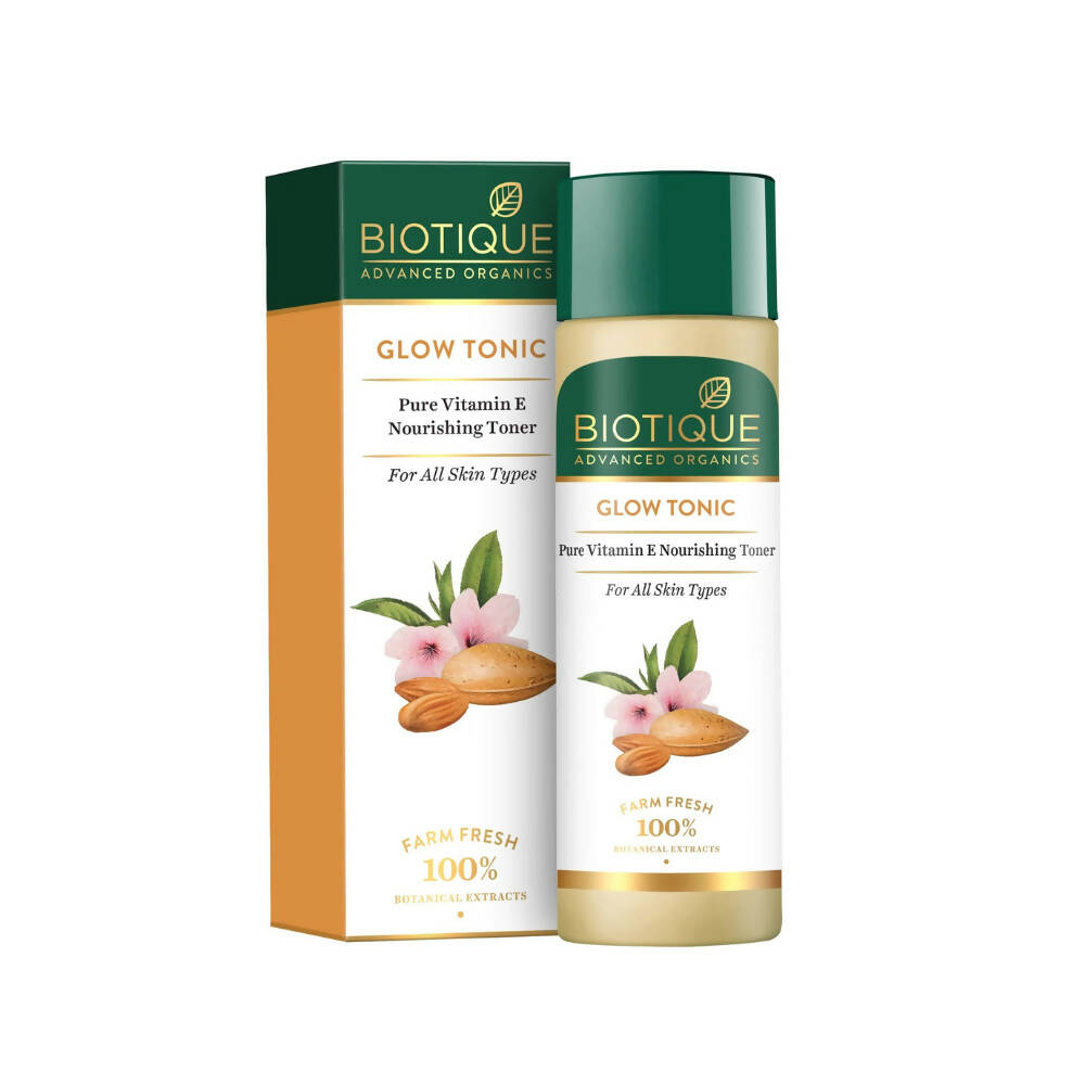 Buy Biotique Glow Tonic Pure Vitamin E Nourishing Toner Online at Best ...