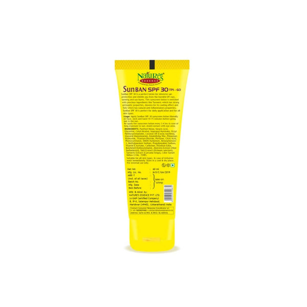 Buy Nature's Essence Sun Ban Intense Lotion SPF 60 Online at low Price