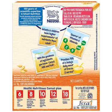Nestle Cerelac Baby Cereal with Milk, Wheat Orange – From 8 To 24 Mont
