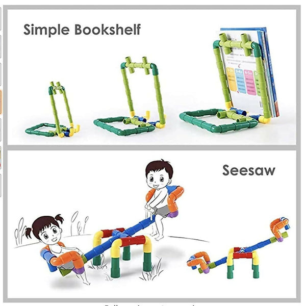 description kipa 90 pieces pipe puzzle educational intellectual role ...