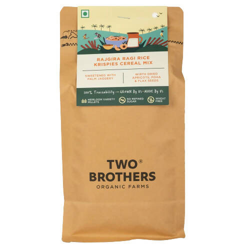 Buy Two Brothers Organic Farms Rajgira Ragi & Rice Krispies Cereal Mix ...