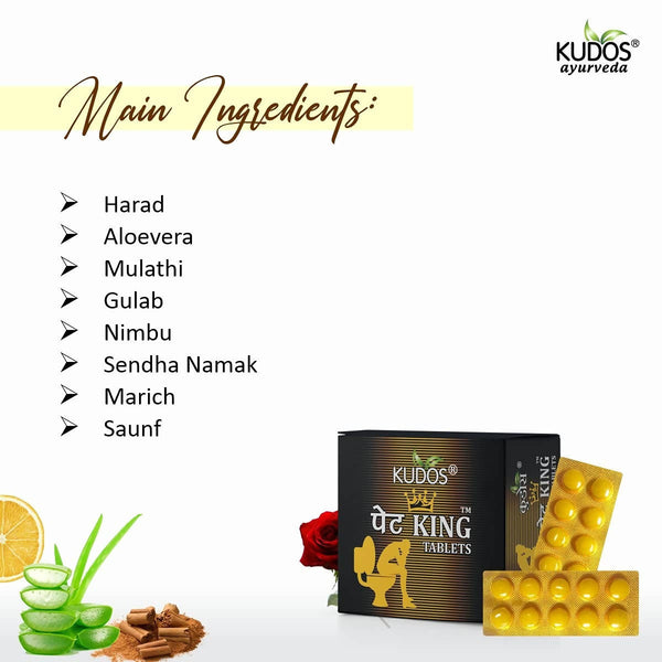description kudos ayurveda pet king tablets directions for use take one ...
