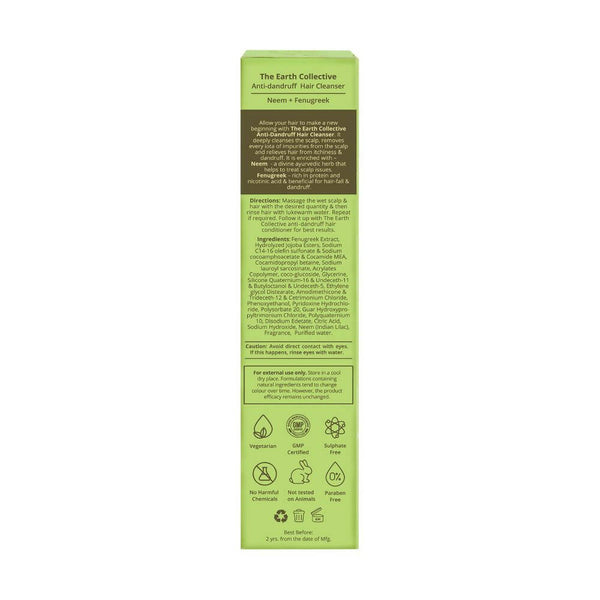 Buy The Earth Collective Hair Cleanser - Anti-Dandruff Online.