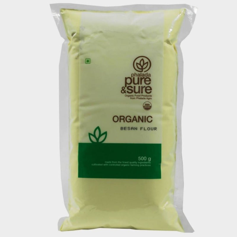 Buy Pure and Sure Organic Gram Flour (Besan) Online At Low Price