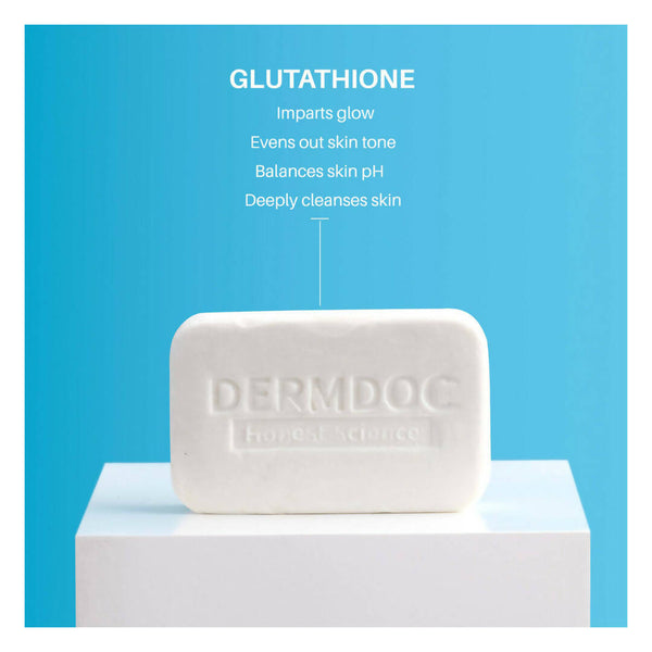 Buy Dermdoc 0.5% Glutathione Cleansing Bar for Brighter & Glowing, All skin Types Online at Best ...