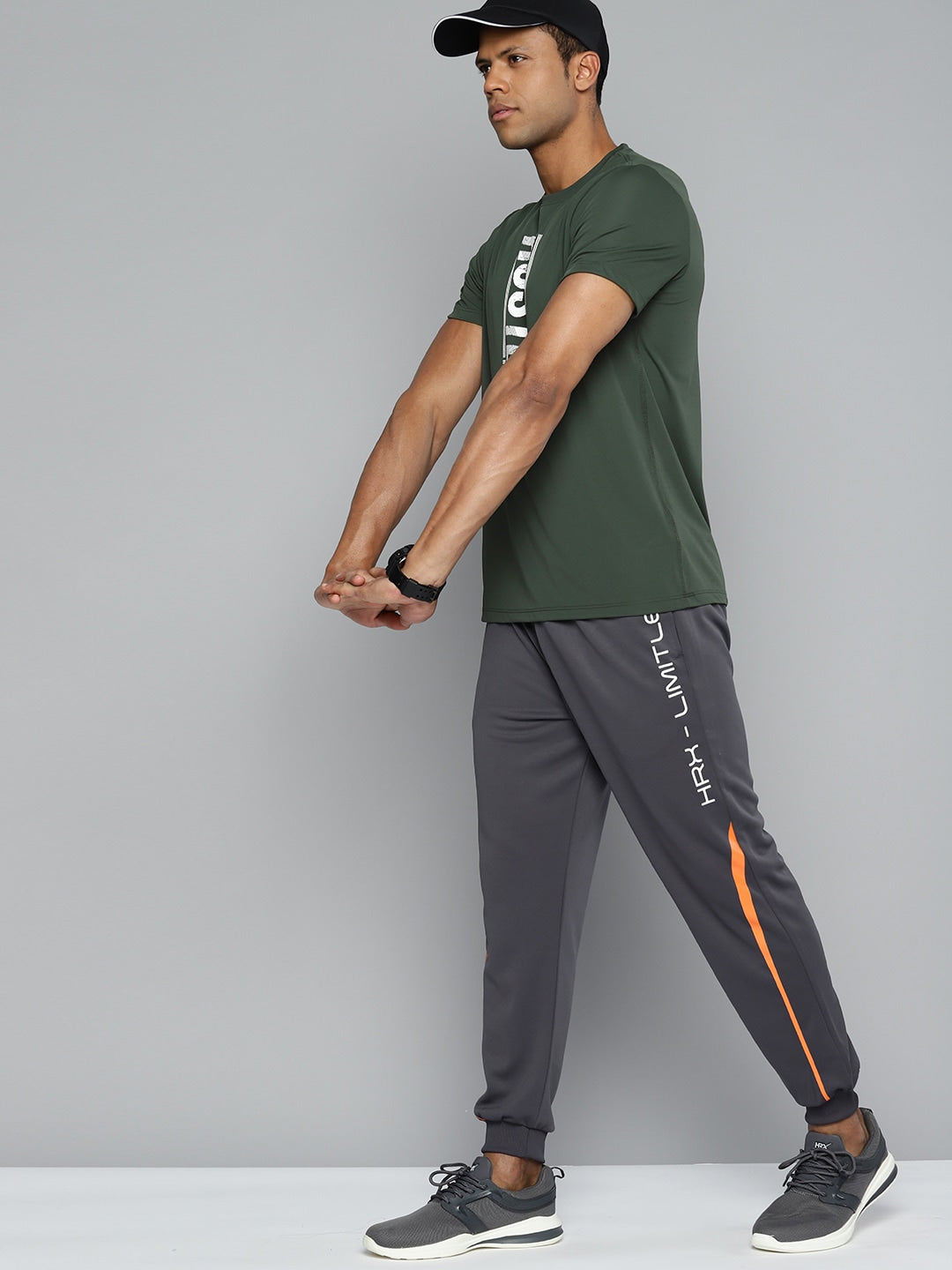 HRX by Hrithik Roshan Men Brand Logo Printed Training Rapid-Dry T-shirt