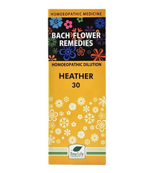 Buy New Life Homeopathy Bach Flower Remedies Heather 30 Dilution