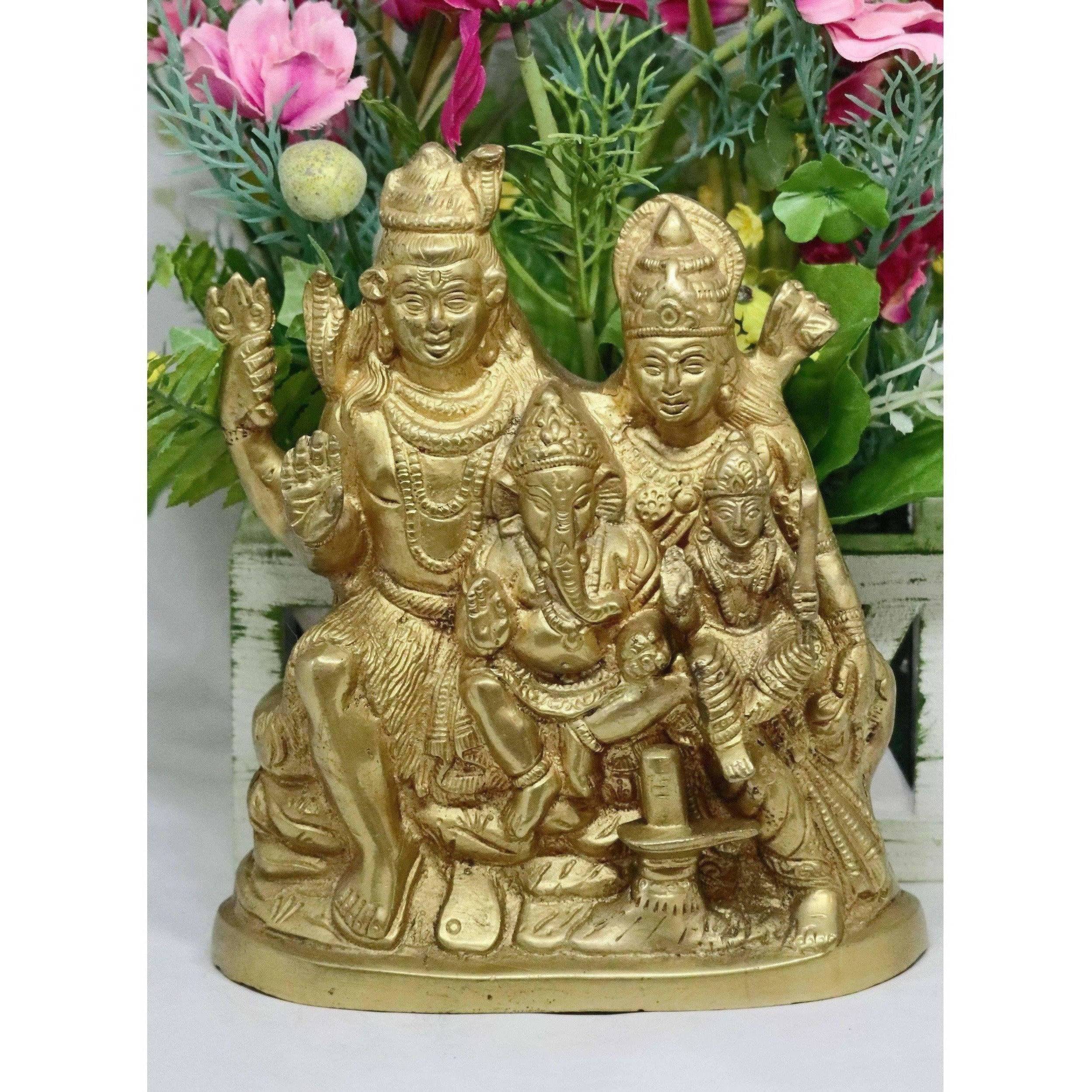 chahat premium living brass shiv parivar