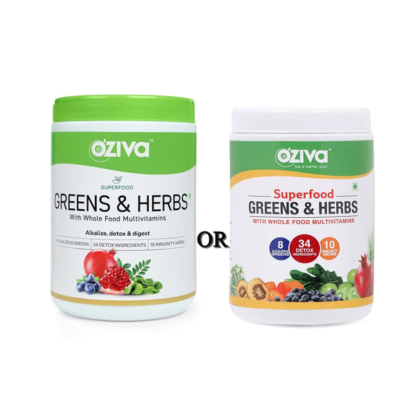 Buy OZiva Superfood Greens & Herbs With Whole Food Online at Best Price ...