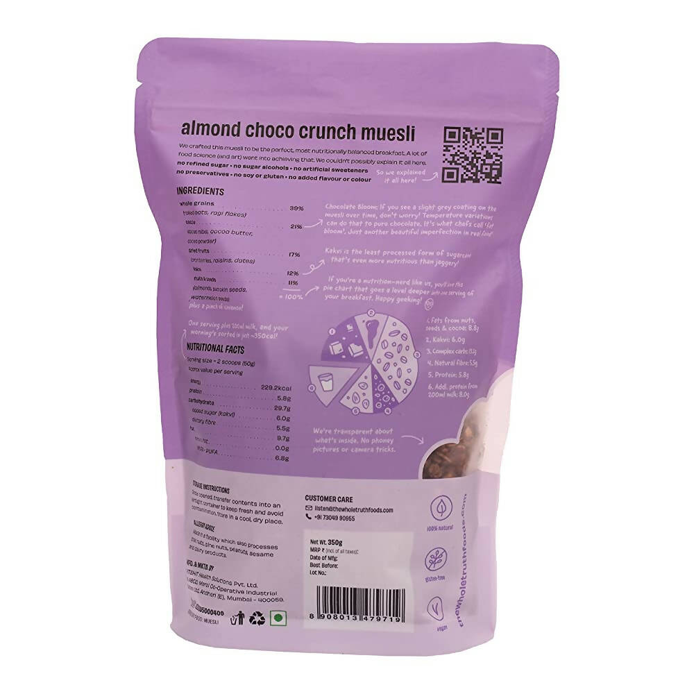 Buy The Whole Truth Almond Choco Crunch Muesli Online at Best Price ...