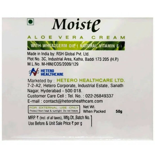 Buy Moiste Aloe Vera Cream with Wheatgerm Oil Online At Low Prices