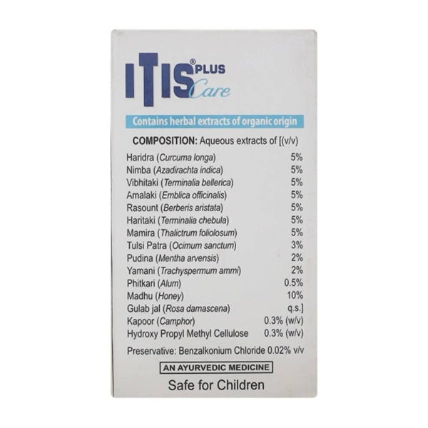 Buy Ozone ITIS Plus Care Eye Drops Online at Best Price | Distacart