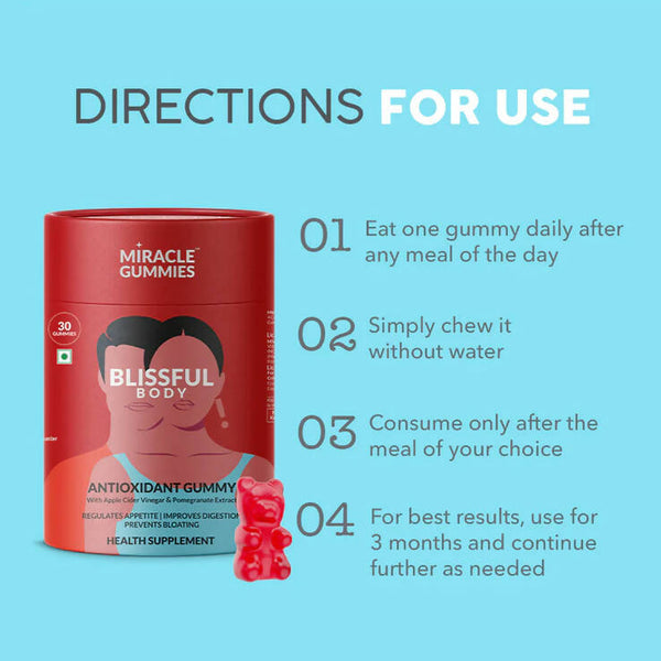 Buy Miracle Gummies Blissful Body Online at Low Price.