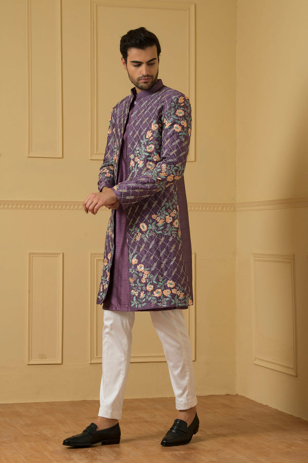 Buy Sueno Designer Men's Indo western Set by Hilo Design Online at Best ...