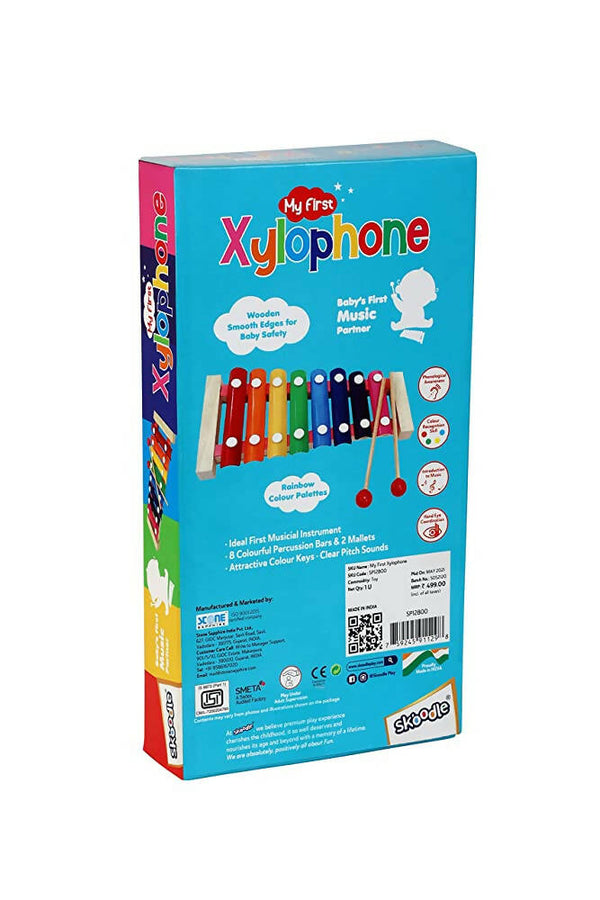 Buy Skoodle My First Xylophone for Kids and Toddlers with Harmonica ...