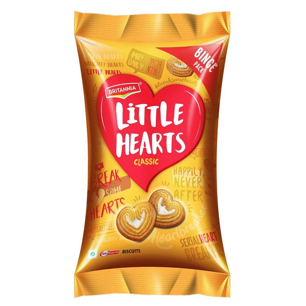 Buy Britannia Little Hearts Biscuits, 75g Online at Best Price | Distacart